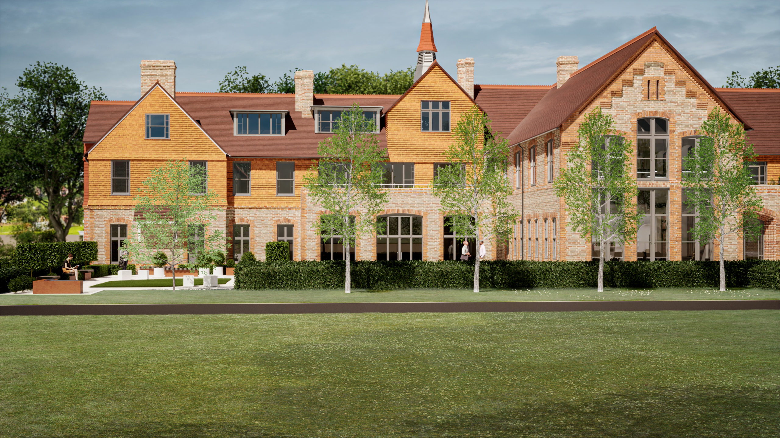 New Sixth Form Study Centre and School Library - Leighton Park ...